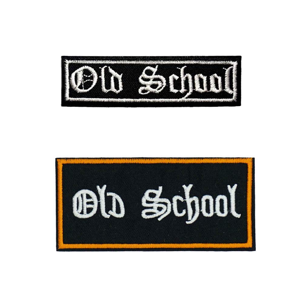 Amazon.com: Cute-Patch Old School Biker Vest Embroidered Iron on sew on ...
