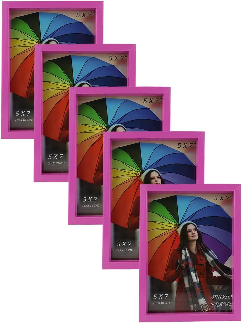 Amazon.com - Party Plus 4 Less Modern Collection Photo Frame Hot Pink ...