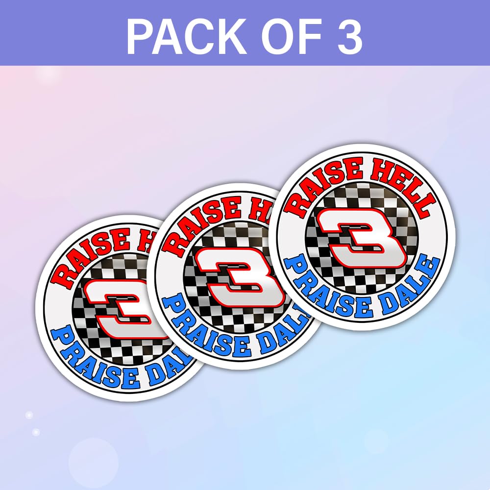 Raise Hell Praise Dale Sticker, Dale Earnhardt Wrangler NASCAR Monte ...