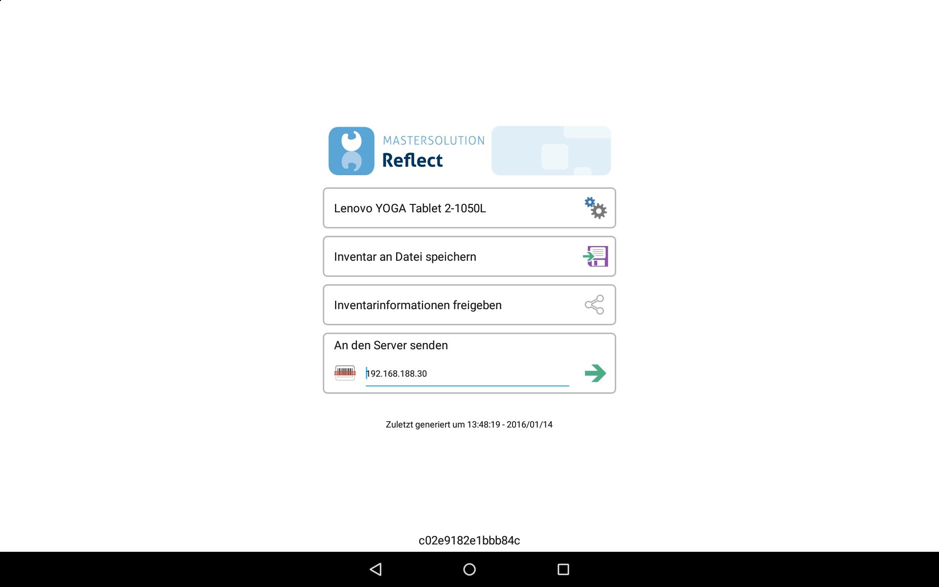 Aplicación MASTERSOLUTION REFLECT Agent en Amazon Appstore