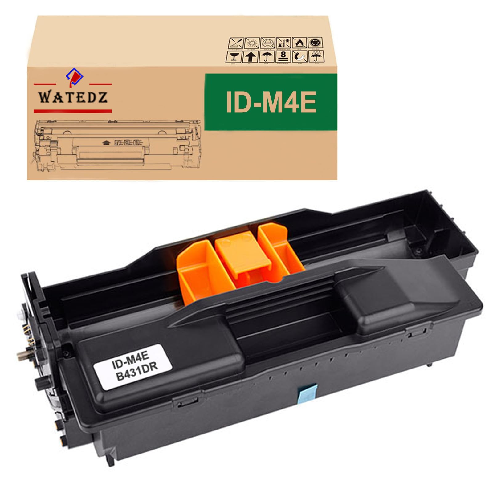 Amazon.co.jp: WATEDZ OKI用 ID-M4E（1パック ブラック） 互換イメージドラム 対応機種：OKI B432dnw B411dn B411dnB B431dn ...