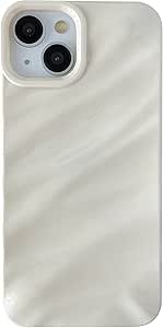 Amazon.com: Caseative for iPhone 13 Pro Max Case, Water Ripple Pattern Curly Wave Shape Soft ...