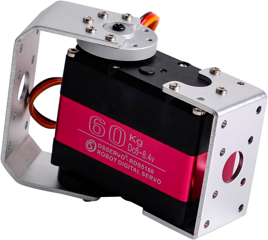 Amazon.com: RCmall RDS5160 60KG Dual Shaft Servo, High Torque Metal ...