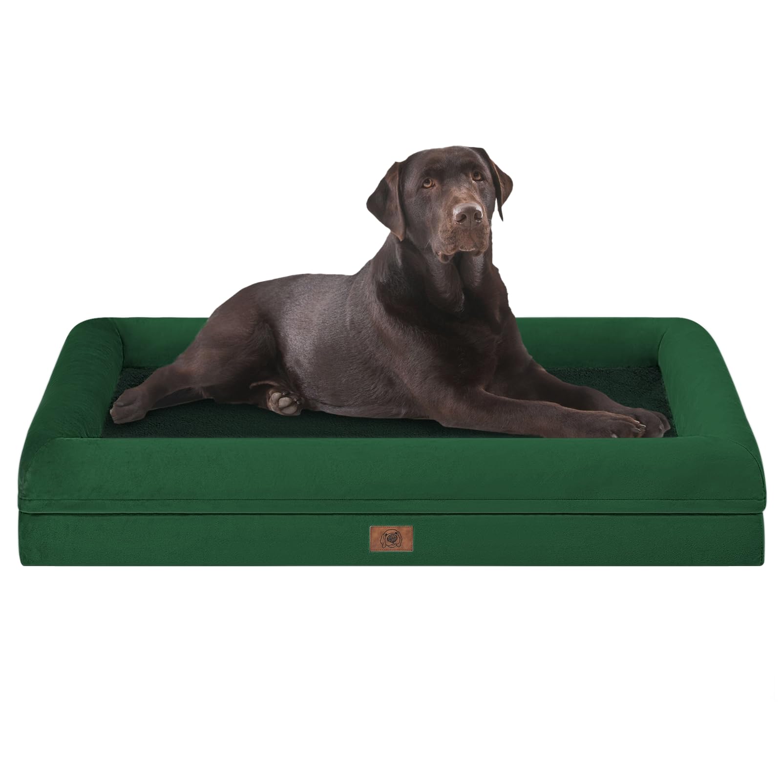 Amazon.com : Orthopedic Washable Large Dog Bed: Jumbo Dog Bed Bolster ...