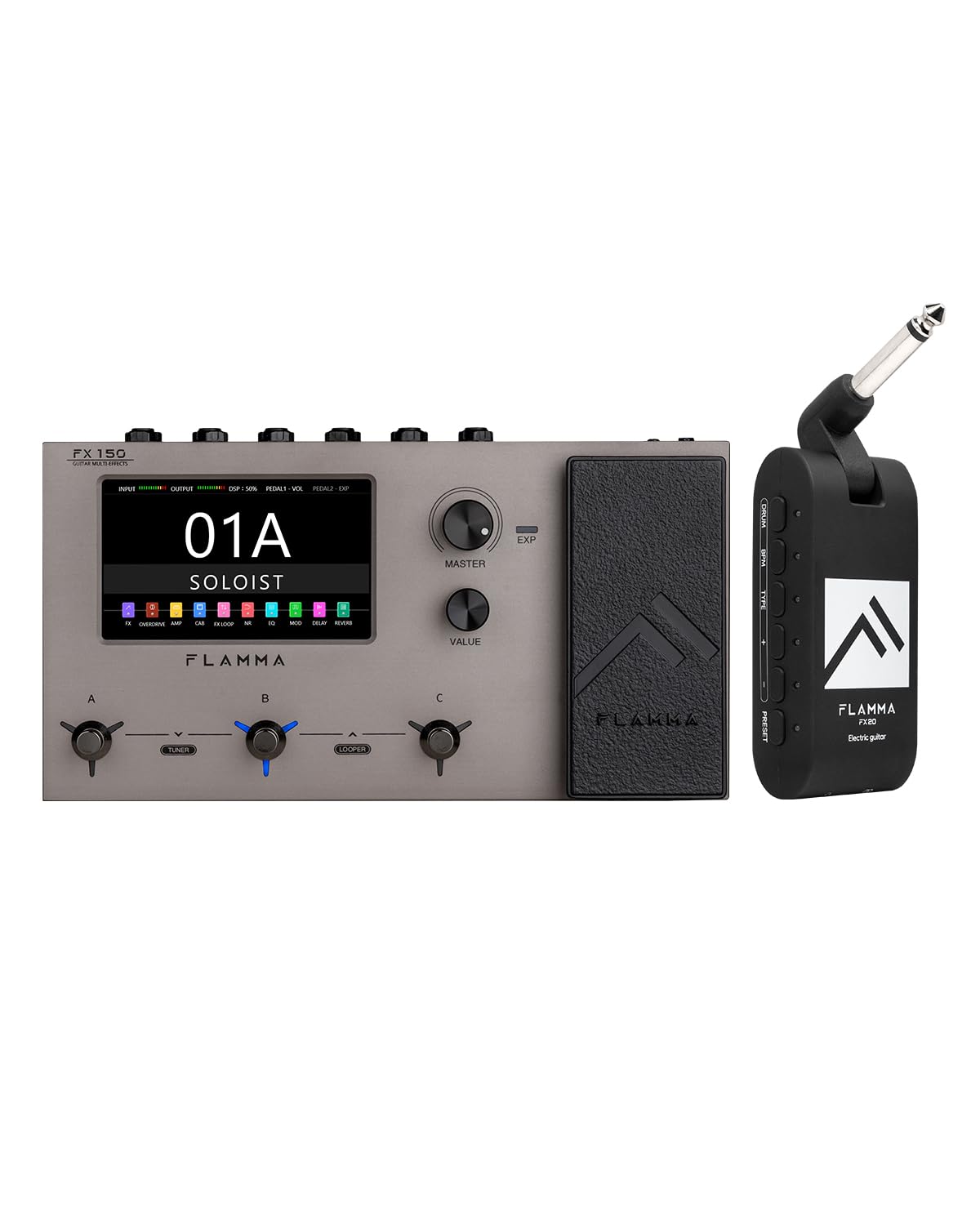 Amazon.com: FLAMMA Guitar Headphone Amp with FX150 Multi Effects ...