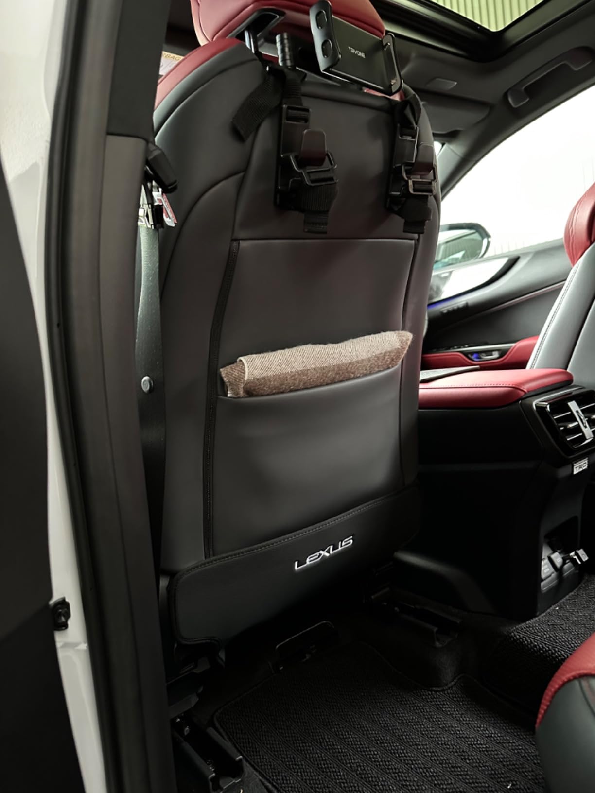 Amazon | LEXLEYS レクサス NX 10系 20系（2014年7月~現行）専用設計 キックガード シート バック マット キックガード 後部座席シートバックプロテクター 内装 ...
