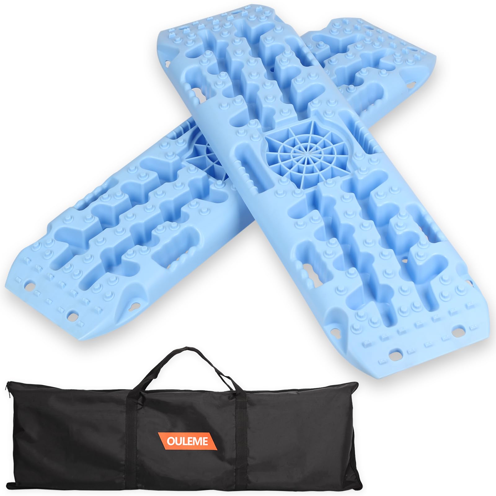 Off-Road Traction Boards with Jack Lift Base, Recovery Board Ramps for ...