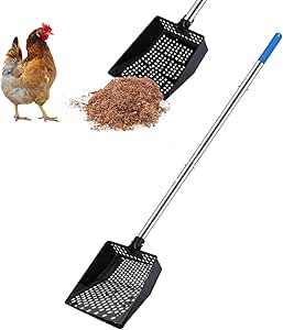 Amazon.com: Chicken Poop Scooper,Big Sifting Shovel for Farm Chicken ...