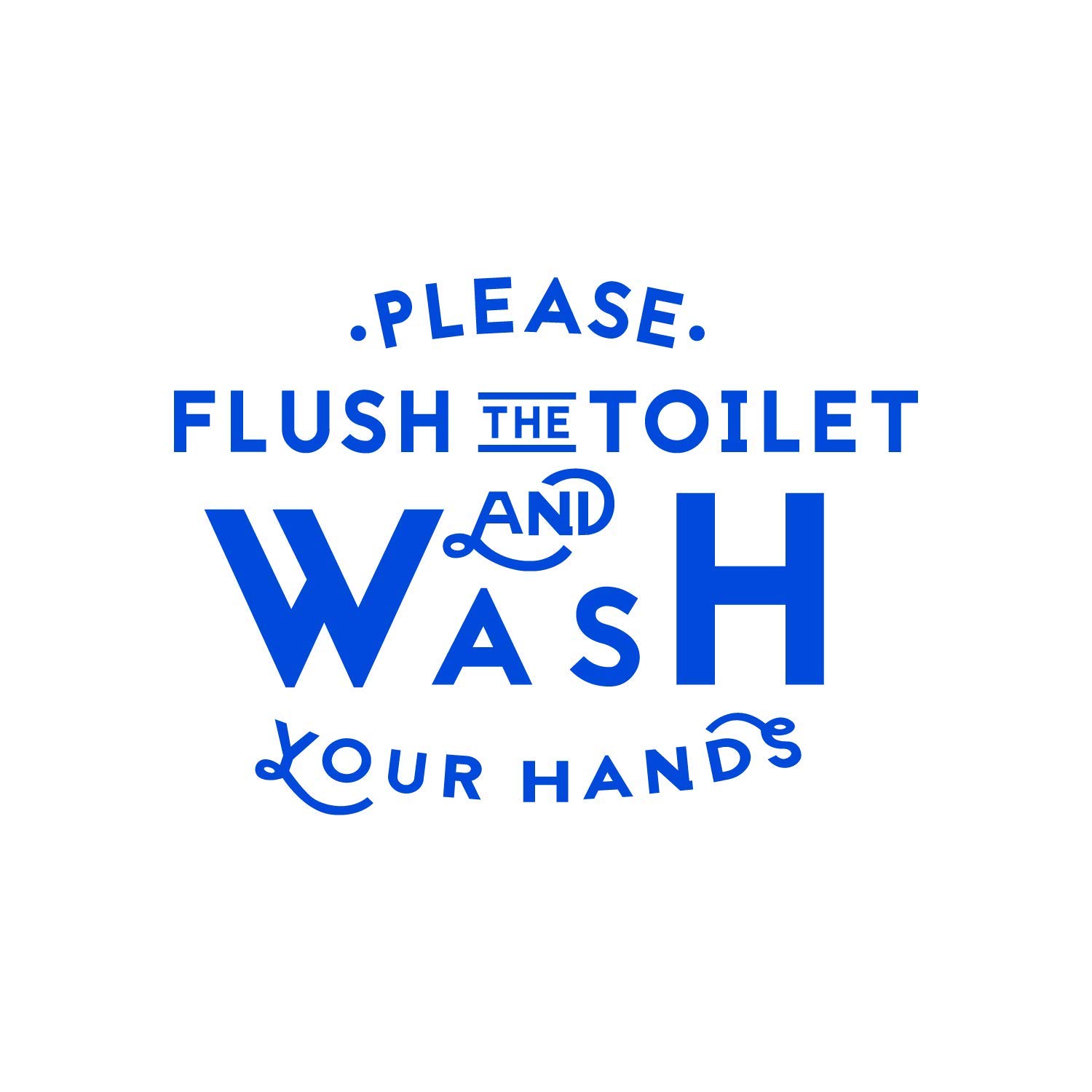Flush Toilet Sign For Kids Kids' Bathroom Rules Set Of 4 Art Prints