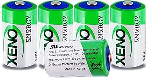 Amazon.com: 〖5 Pack〗3.6V 1200mAh XL-050F/XLP-050F 1/2 AA Lithium ...