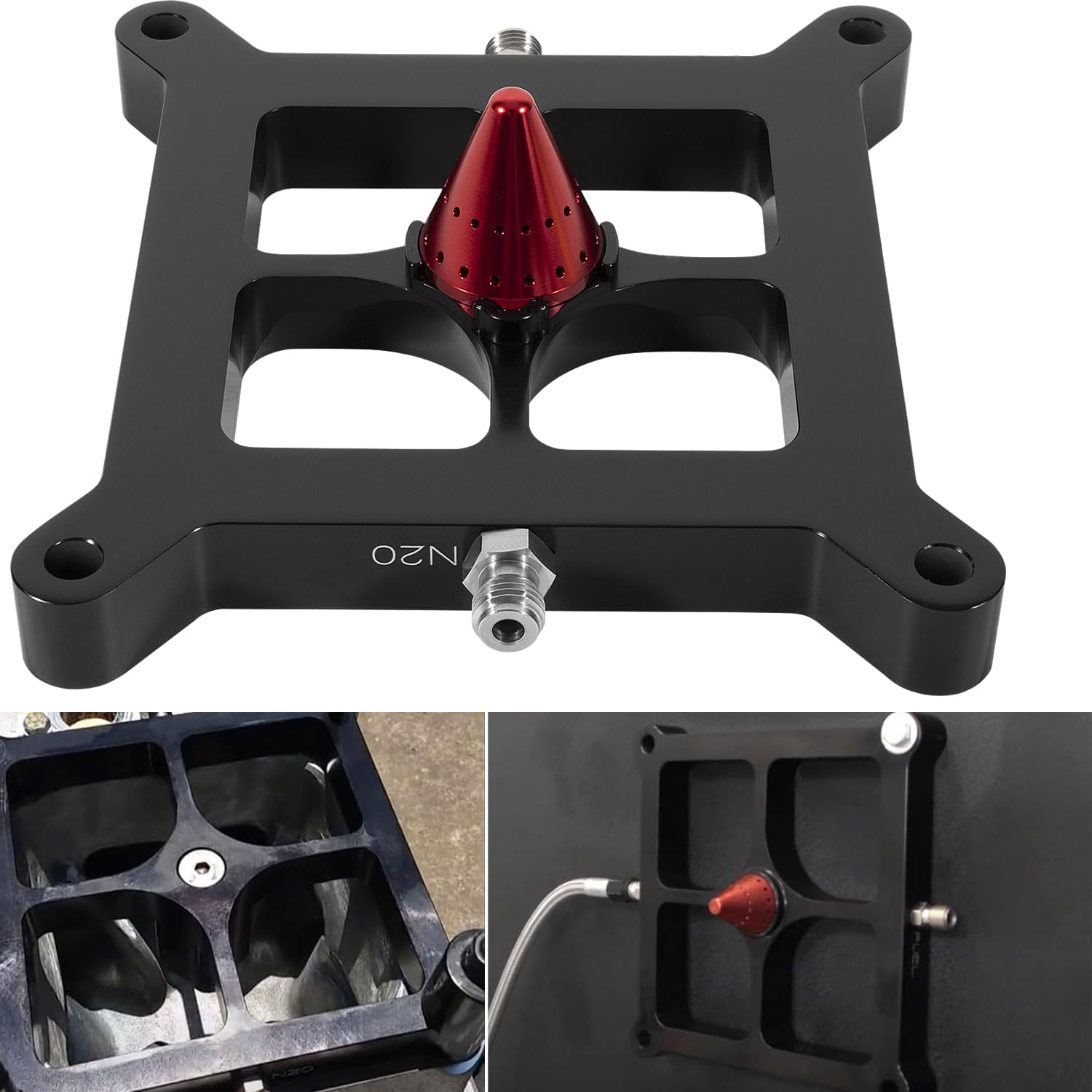 Amazon.com: 4150 Nitrous Plate 00-44500 for Carberated and EFI Single ...