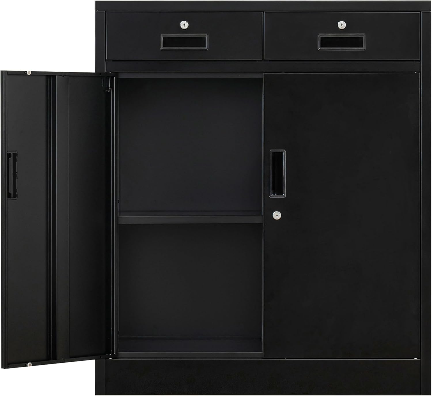 Amazon.com: iDEKAI Metal Storage Cabinet with Lock, 36" Garage Storage ...