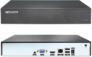 HEFLYCCTV 4K NVR 36CH (1080p/3MP/4MP/5MP/8MP) Network Video Recorder ...