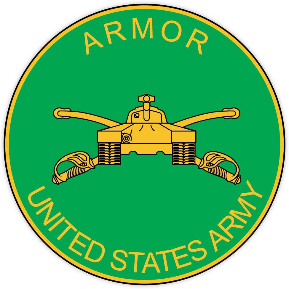 Amazon.com - Armor branch seal USA sticker decal 4" x 4"