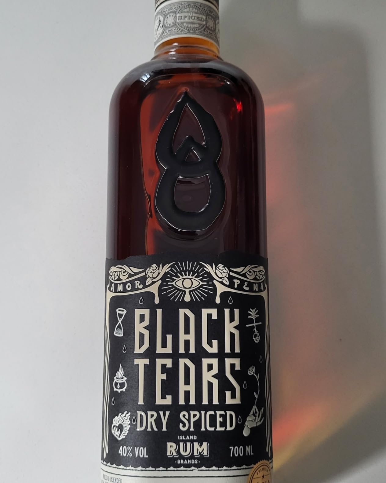 Black Tears Spiced Rum | Spiced with Coffee & Cacao | Bursts of ...
