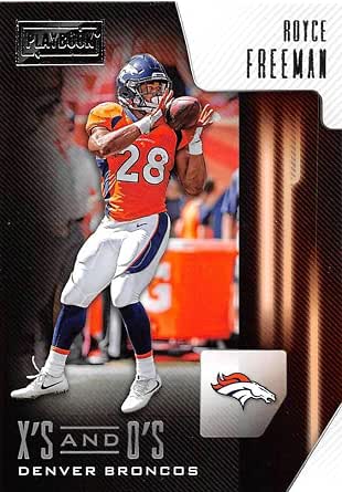 Amazon.com: 2018 Panini Playbook Xs and Os #22 Royce Freeman Broncos ...