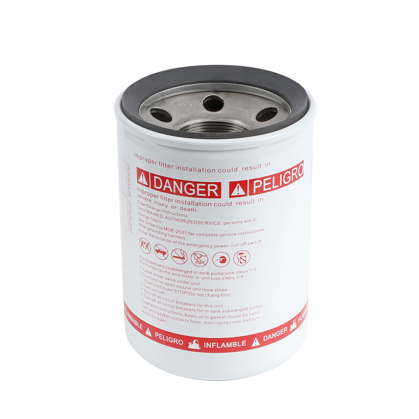 Snapklik.com : Dtomi 30 Micron Spin-on Fuel Filter Element, 25 GPM Diesel Gasoline Compatible