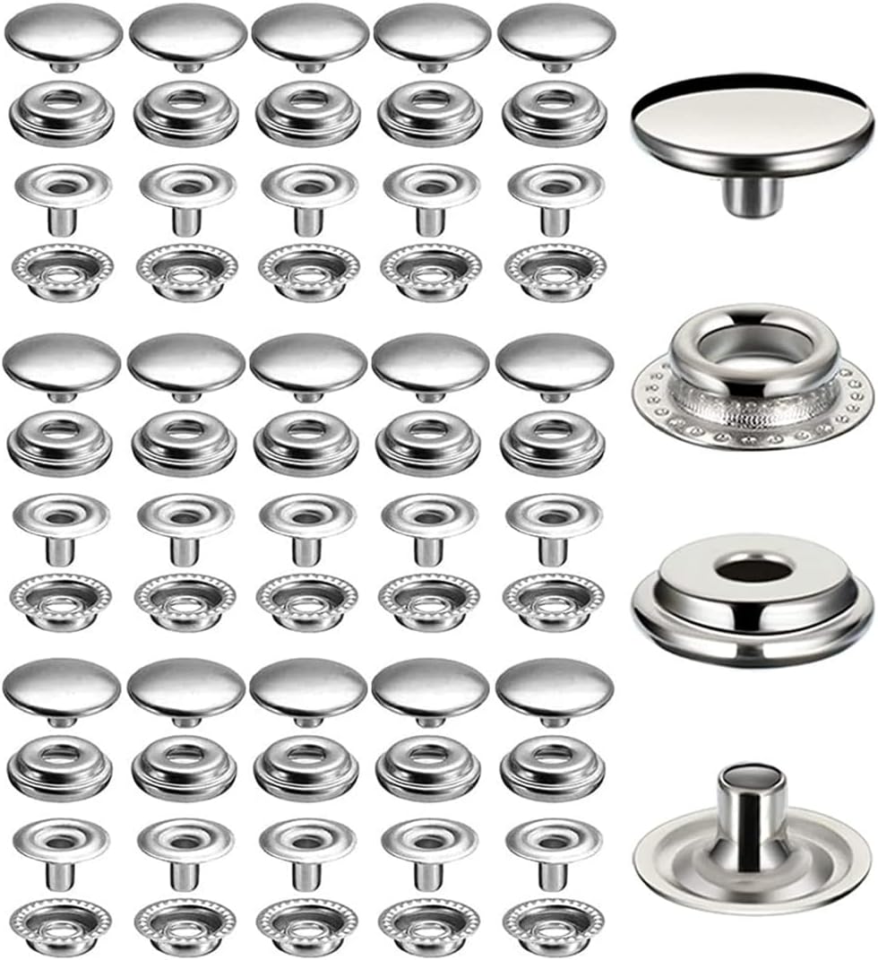 Swpeet 94Pcs 9 Inch Heavy Duty Snap Fastener Tool, Adjustable Snap ...