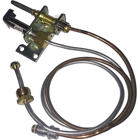 Amazon.com: RCK Sales Gas Log Safety Pilot Tube and Thermocouple ...