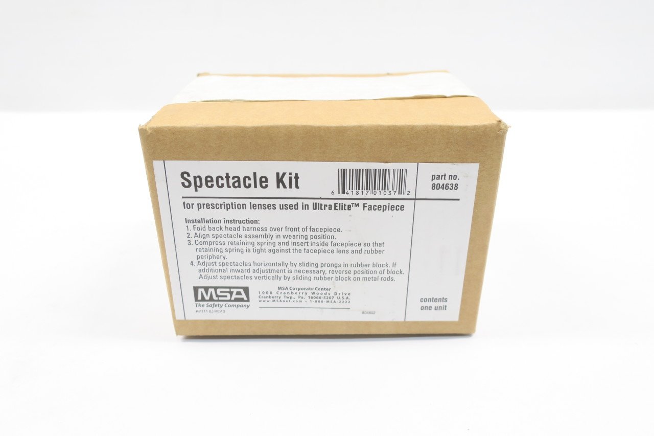 MSA 804638 Spectacle KIT for Prescription Lenses D592084: Amazon.com ...