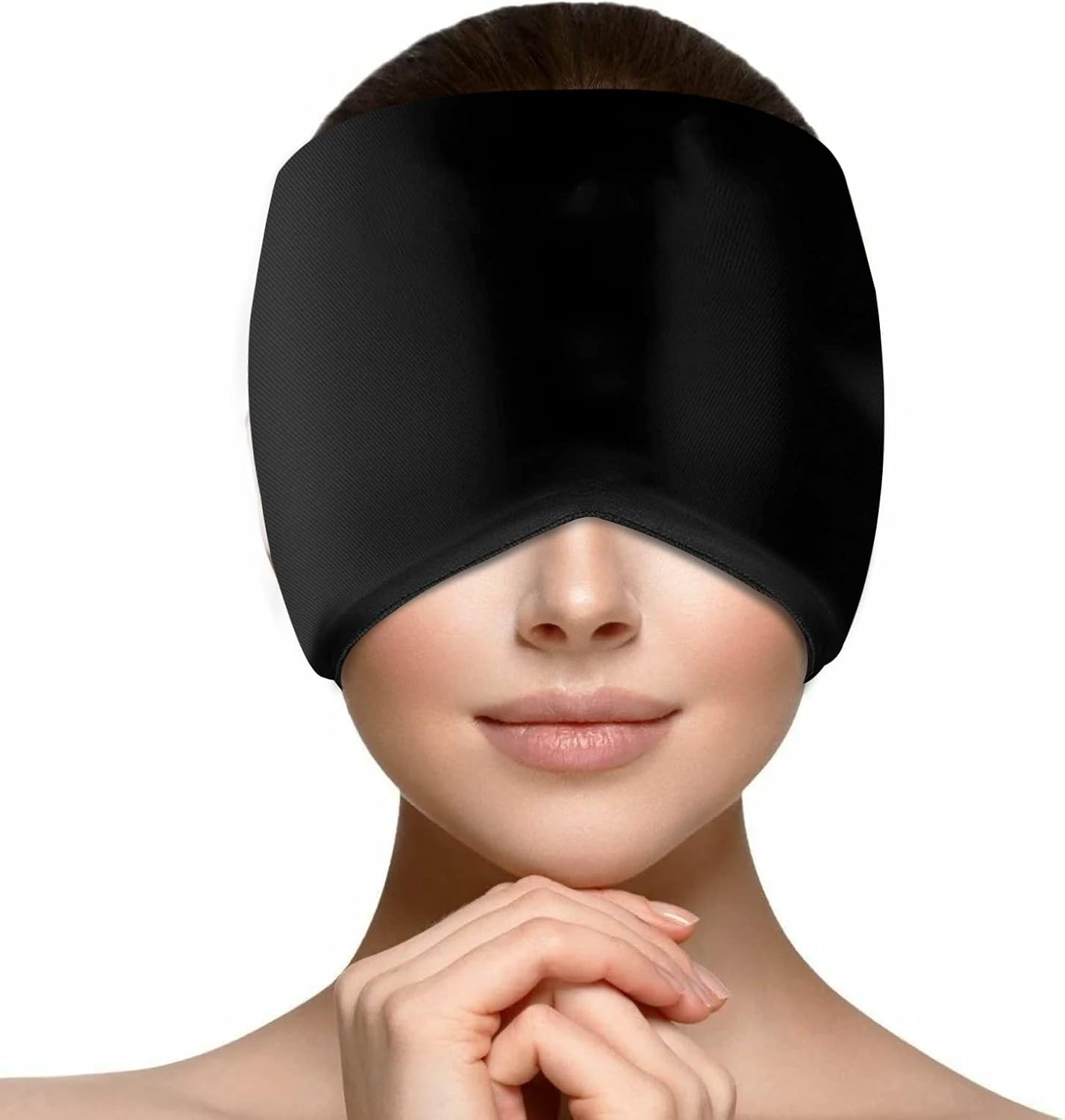 Amazon.com: Migraine Ice Head Wrap & Headache Relief Hat, Cold Therapy ...