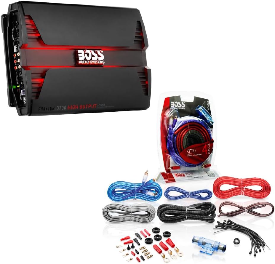 Amazon.com: BOSS Audio Systems 5-Channel Amplifier + Wiring Kit ...