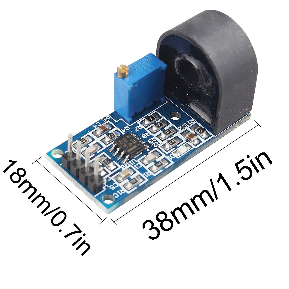 Snapklik.com : DAOKI 5 Pcs 5A Current Transformer ZMCT103C AC Sensor ...
