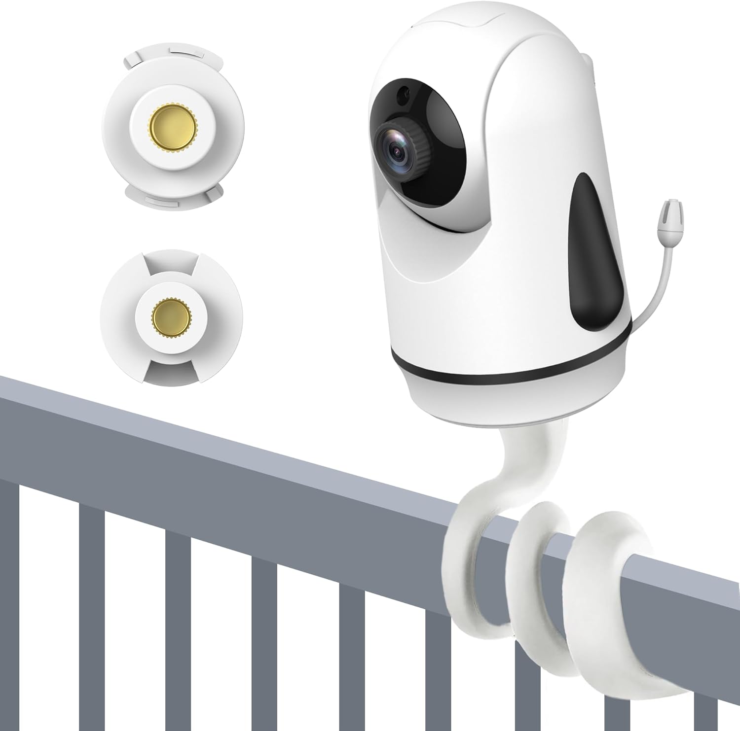 Amazon.com: Baby Monitor Mount, Flexible Baby Camera Mount Compatible ...