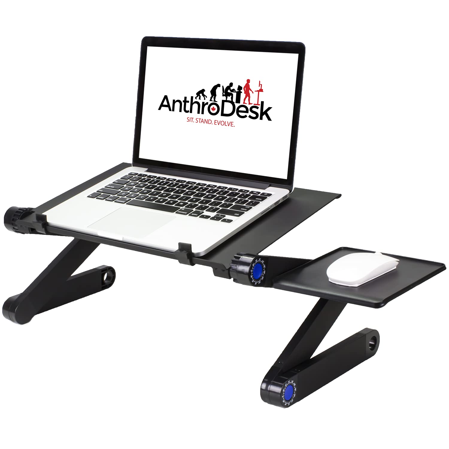 Anthrodesk Laptop Stand with Adjustable Folding Ergonomic Design Stand ...