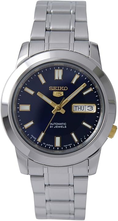 Amazon | [セイコー]SEIKO SEIKO5 腕時計 SNKK17J1 日本製 自動巻き ブラック [並行輸入品] | メンズ腕時計 ...