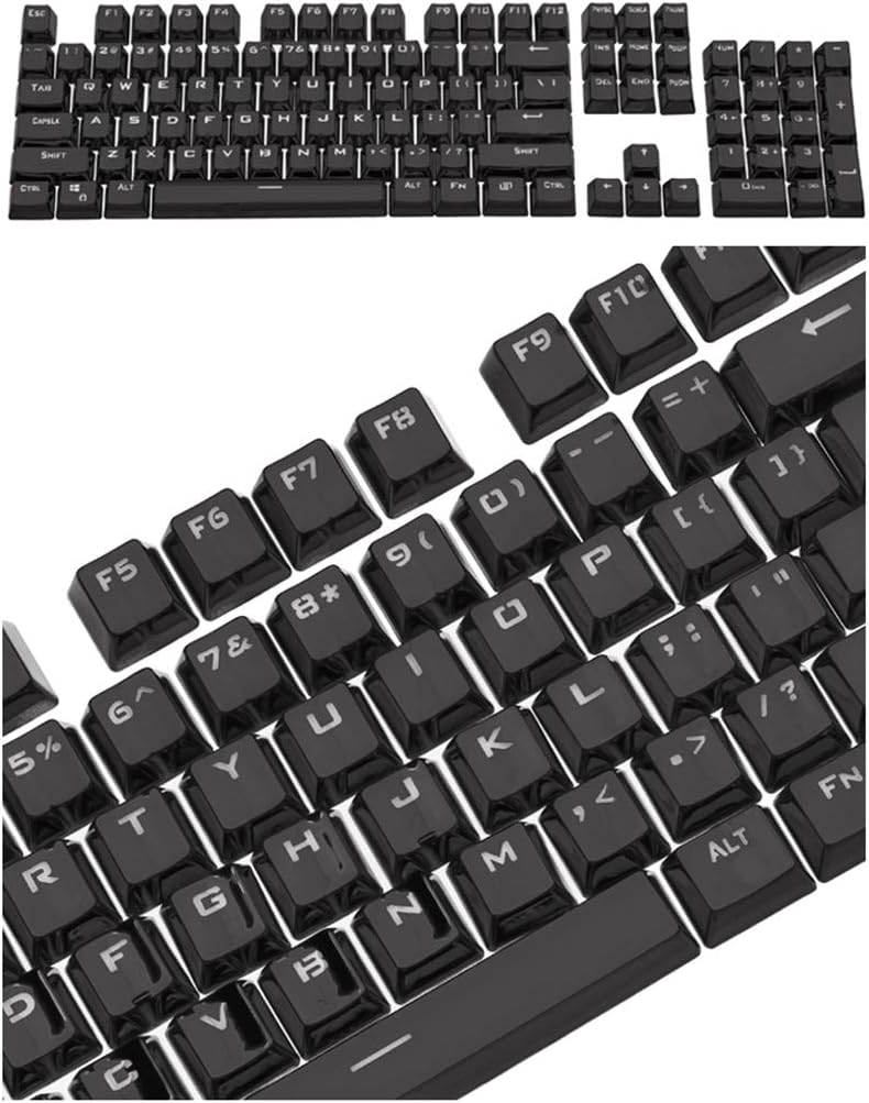 Amazon.com: 104 Keys PBT Doubleshot Plating Backlit Keycaps ...