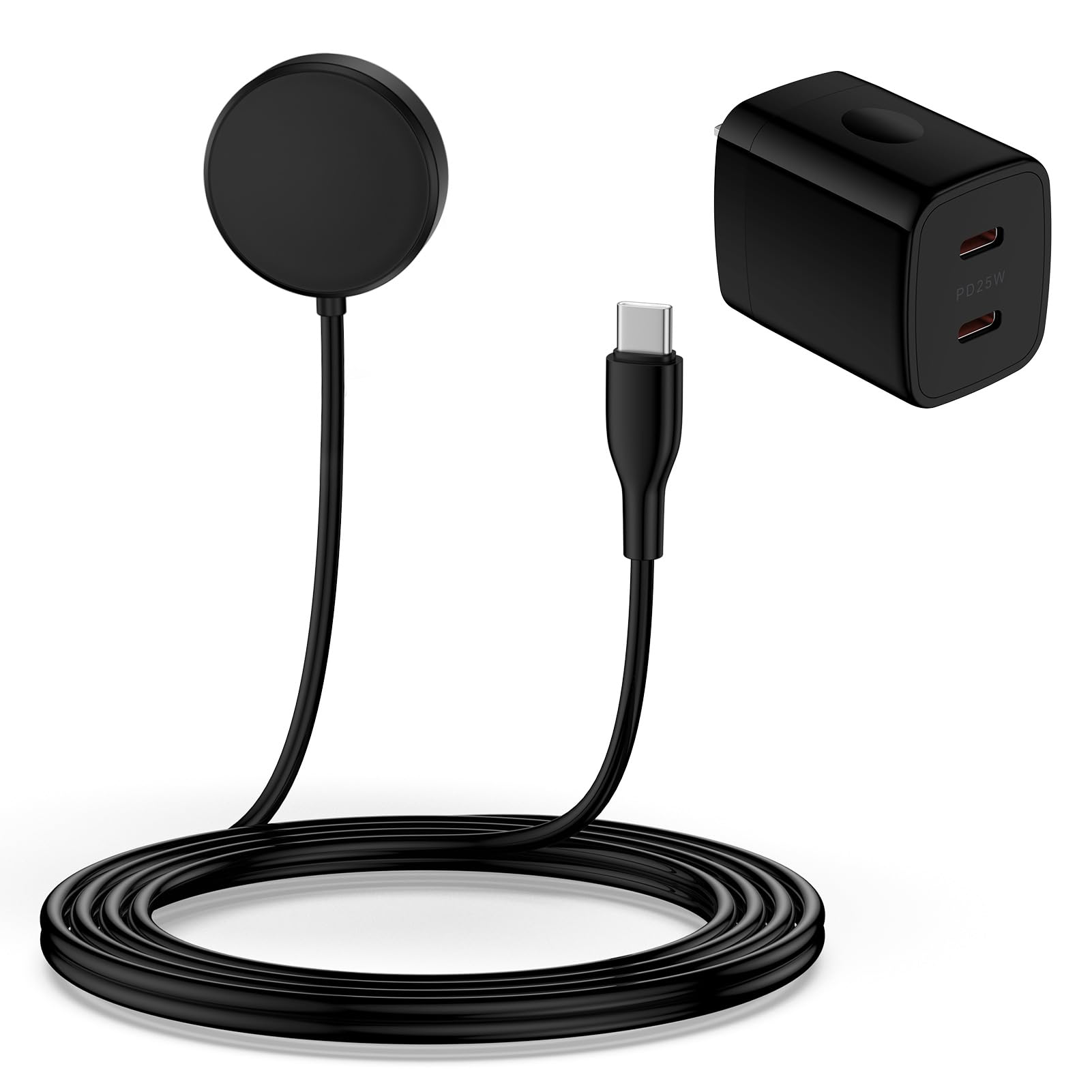 Amazon.com: Samsung Watch Charger Fast Charging USB C Magnetic Wireless ...