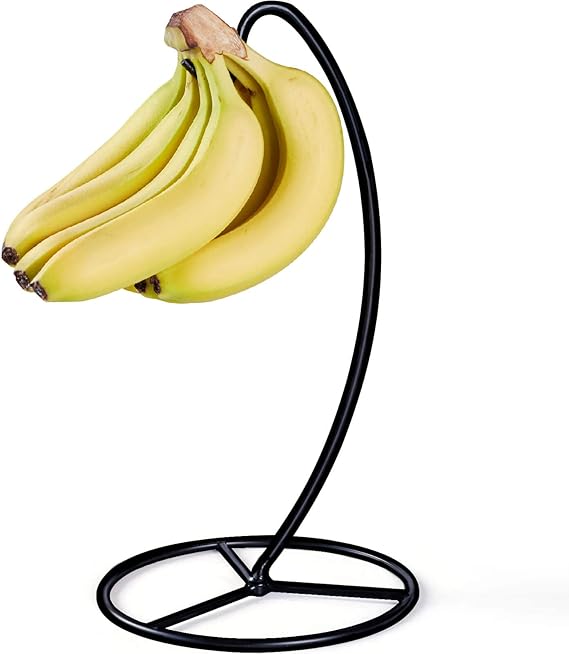 Amazon.com: EGMEHOAD Banana Holder Stand, Banana Hanger Stand Black ...