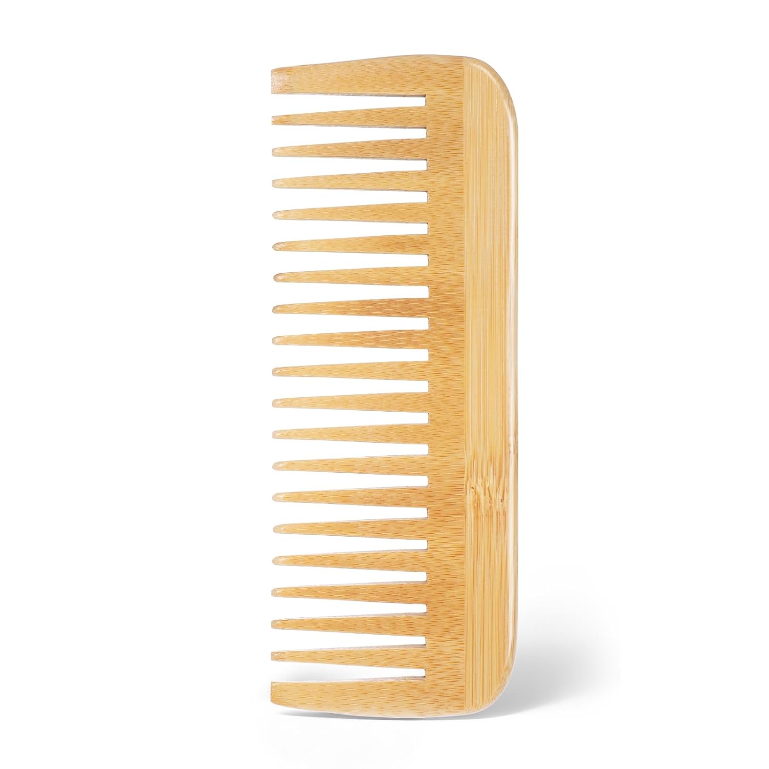 Amazon.com : Bamboo Wide Tooth Comb, Natural Bamboo Hair Detangling ...