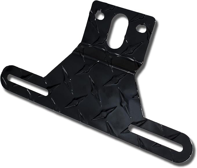 Amazon.com: Universal Trailer License Plate Bracket Kit with Reflective ...