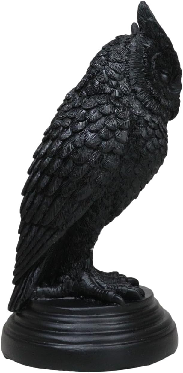 Ebros Gift Mystical Wicca Gótica Sabiduría de los Bosques Antiguos Búho ...