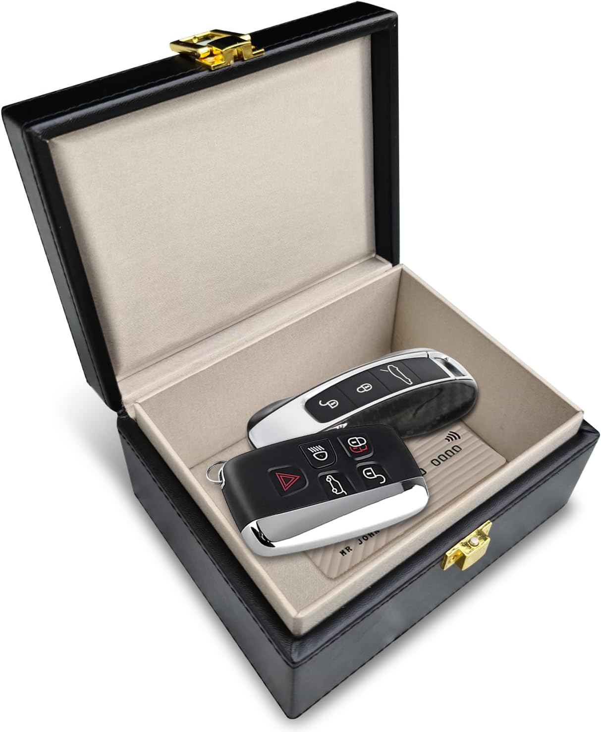 Car Key Signal Blocker Box, [4-6 Keys Capacity] Sevenwalls Faraday Box ...