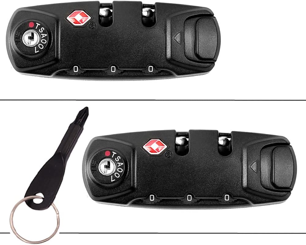 Amazon.com: Travel Zipper TSA 007 Approved Luggage Code Lock, Backpack ...