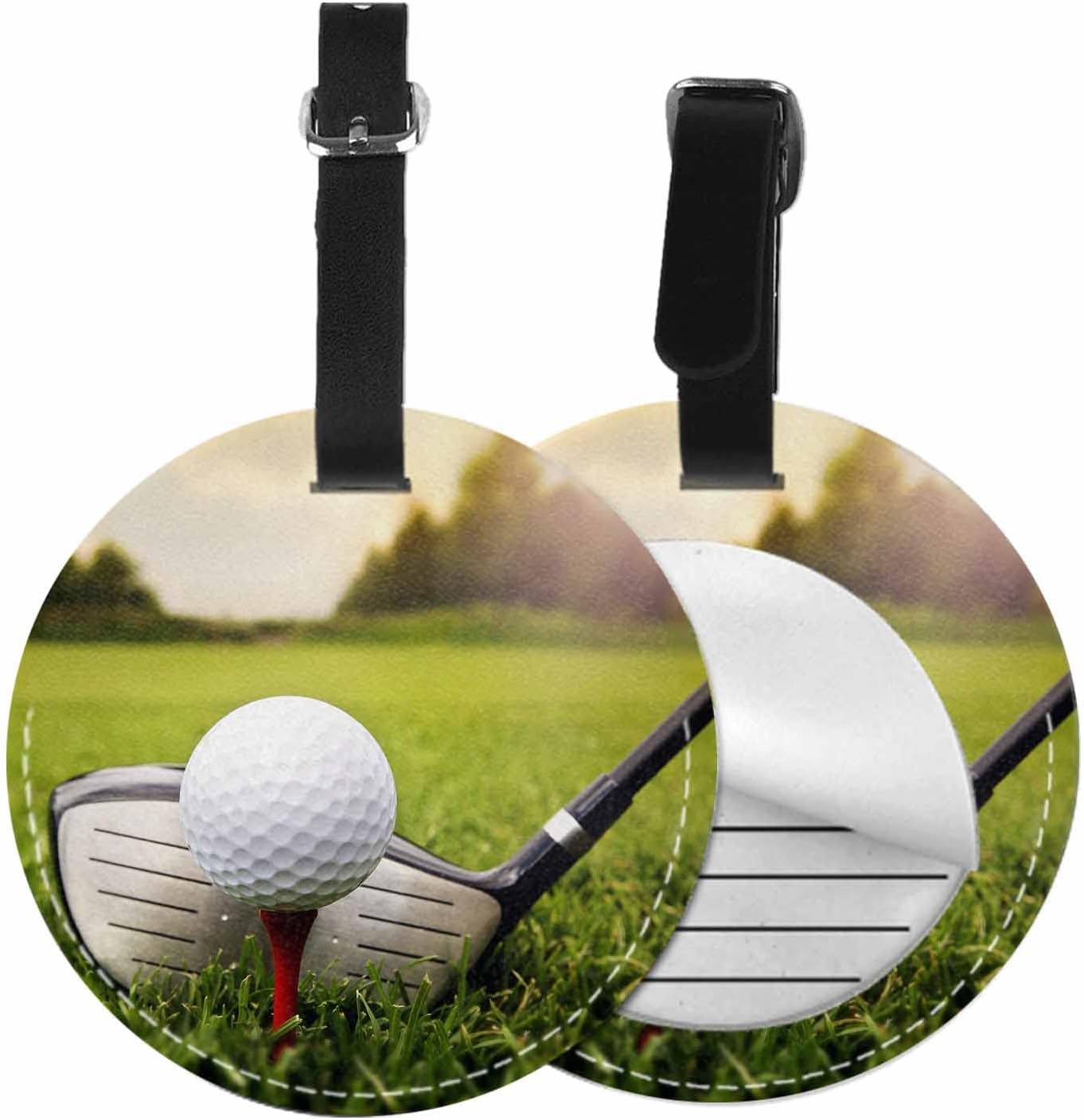 Amazon.com: TKS MITLAN Golf Club and Ball Luggage Tag for Suitcases ...