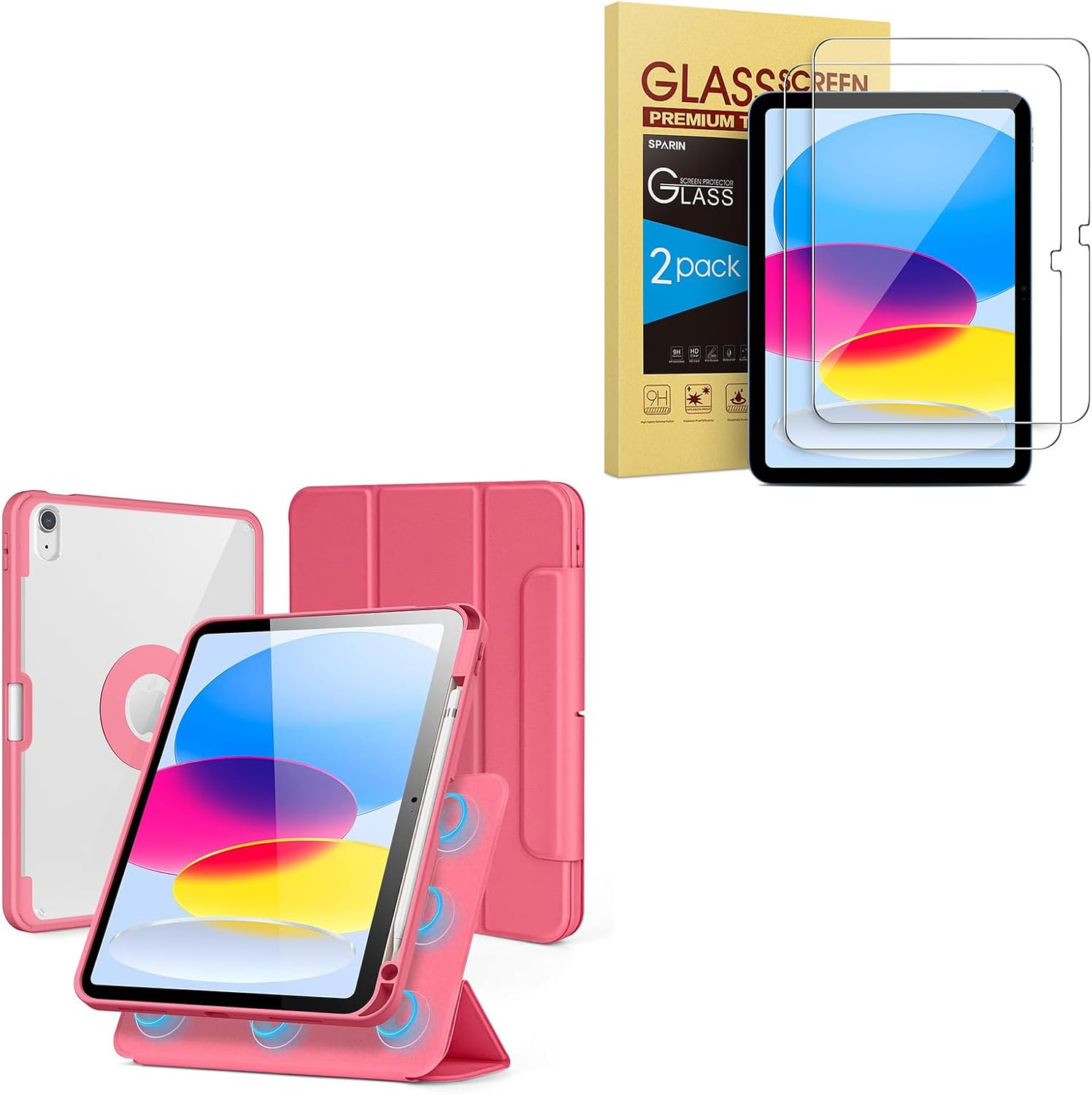 Amazon.com: SPARIN 2 Pack Screen Protector for iPad 10th Generation ...