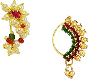 Amazon.com: Samyuktha Small Size Traditional Maharashtrian Banu Nath ...