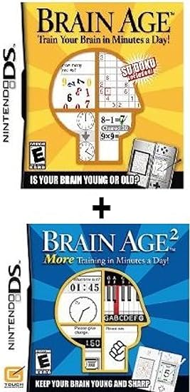 Amazon.com: (2) Games - Brain Age Part 1 and 2 Bundle For Nintendo DS ...