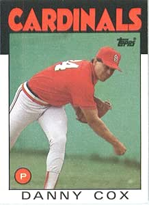 Amazon.com: 1986 Topps #294 Danny Cox - St. Louis Cardinals (Baseball ...