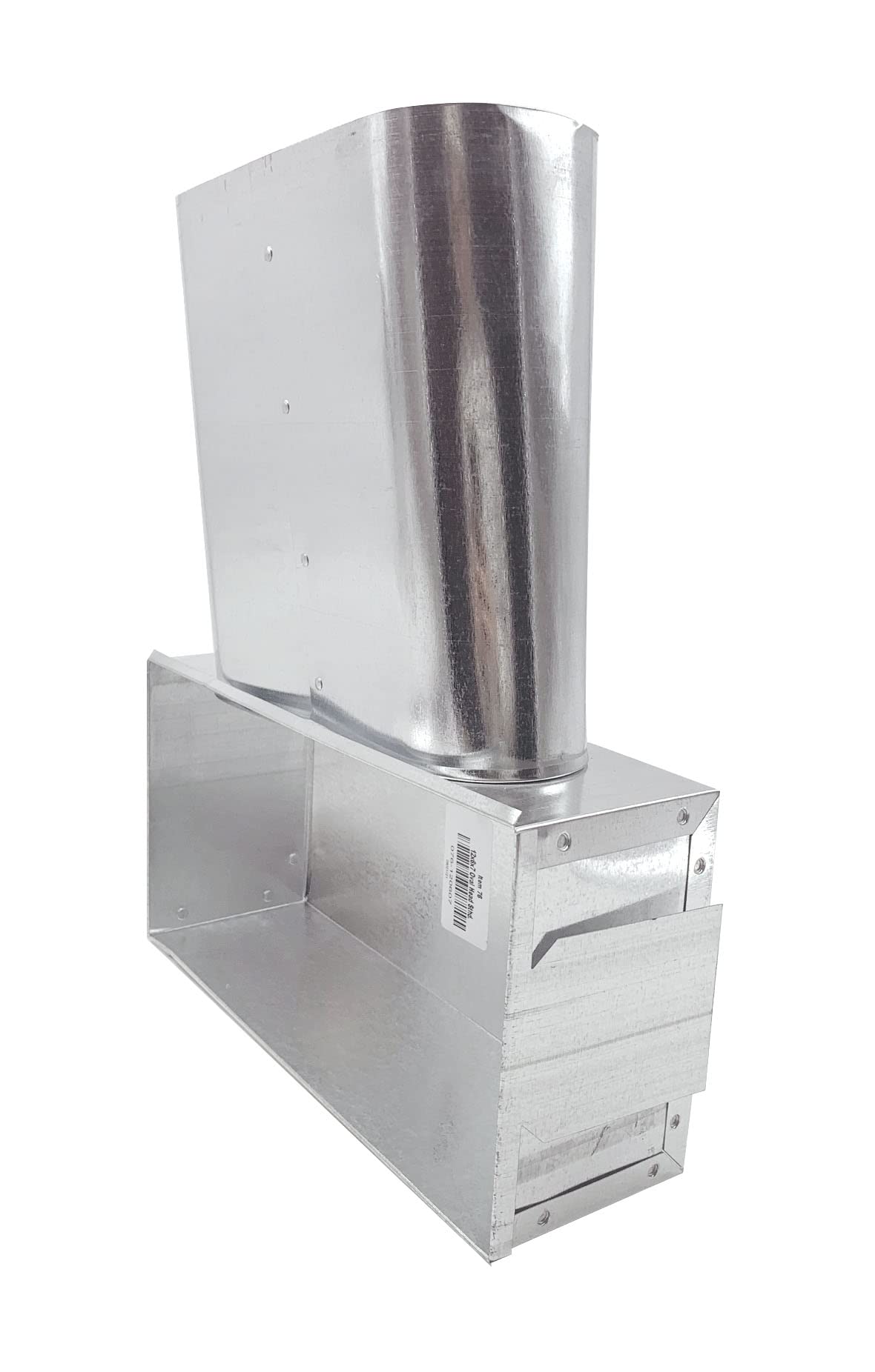 HVAC Premium Oval Stack Head 8" Throat Duct Fitting | Galvanized Sheet ...