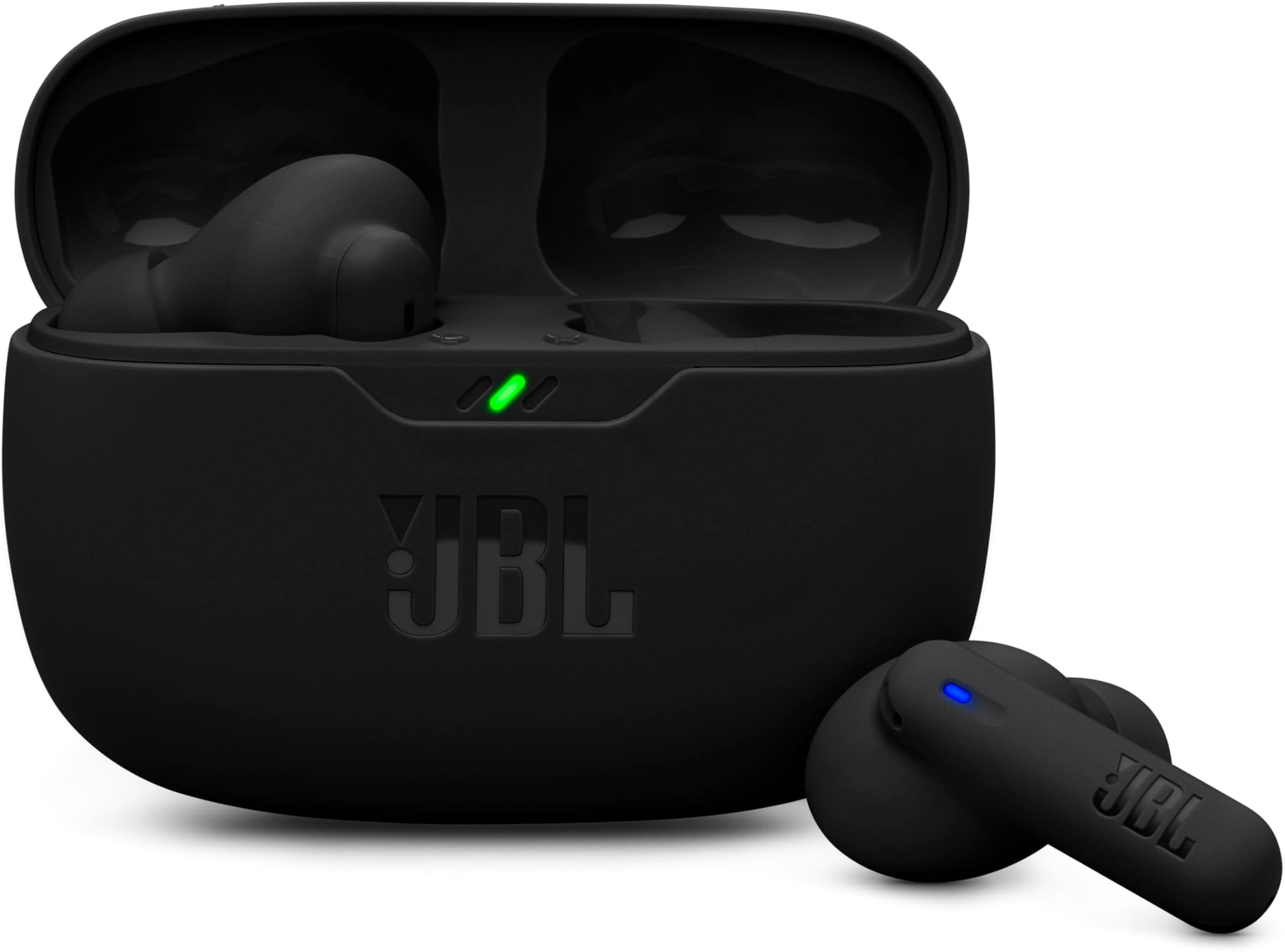 JBL Wave Beam 2, Wireless Noise Cancelling Bluetooth Earbuds with 40h ...
