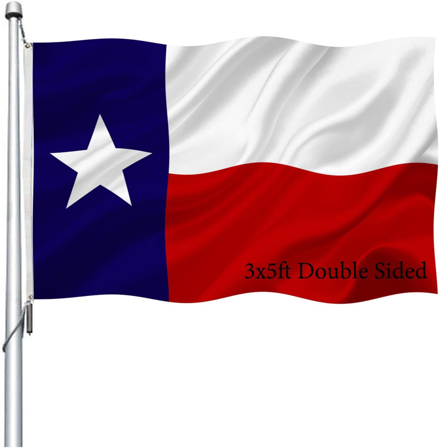 Amazon.com : Texas State Flag 3x5 Double Sided Outdoor-Heavy Duty 210D ...