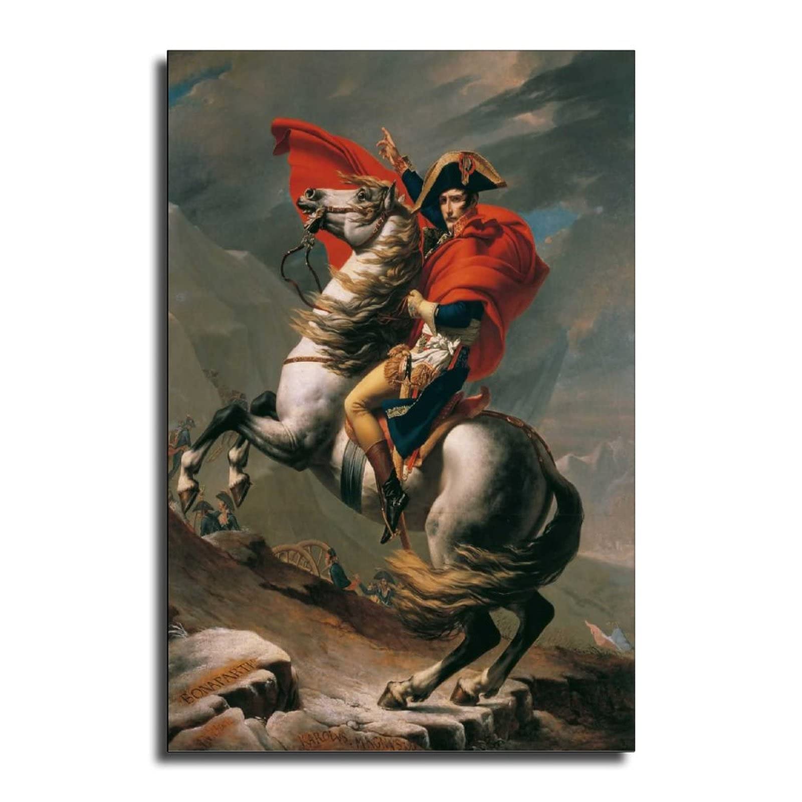 Napoleon Crossing The Alps High Resolution