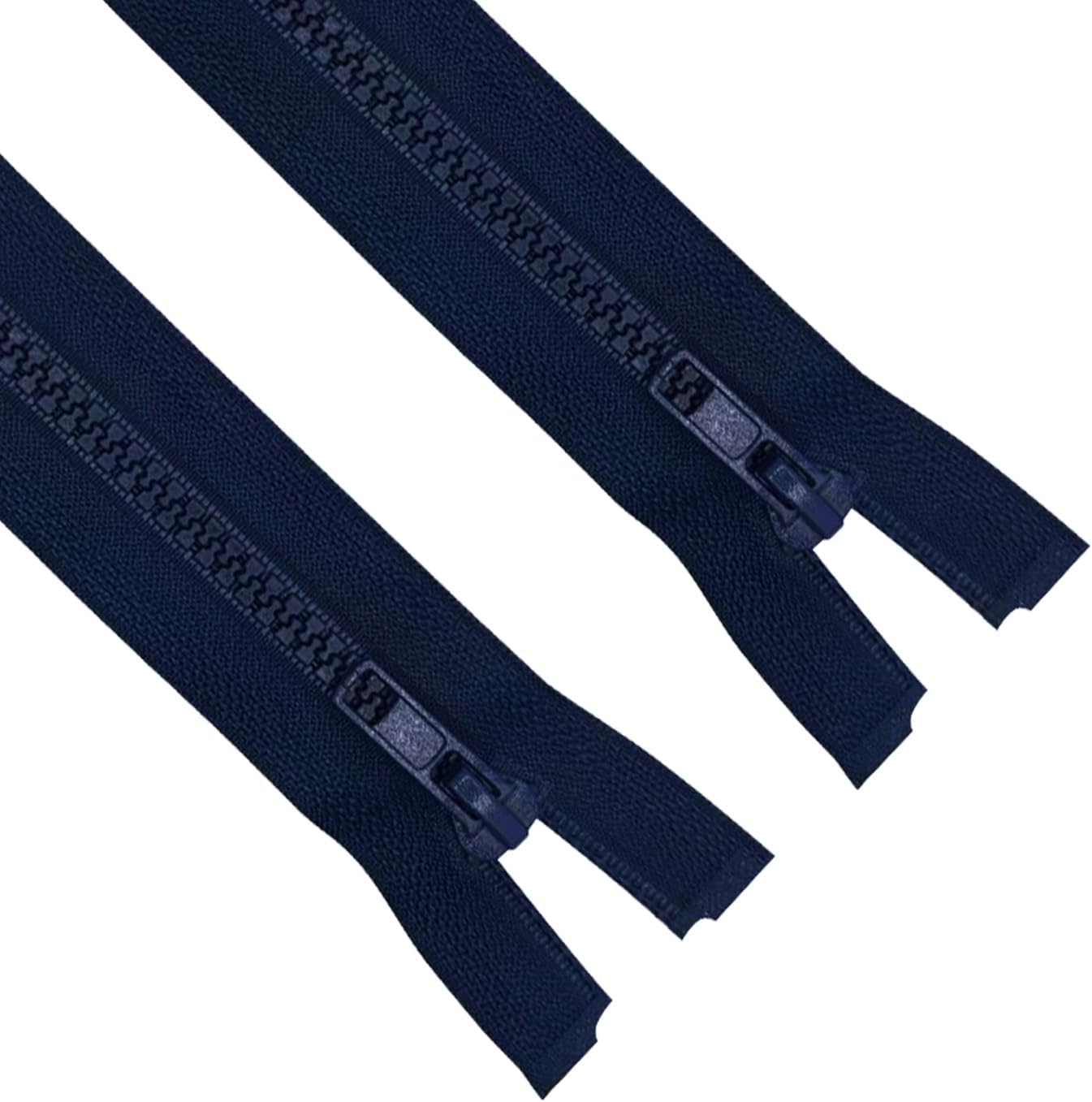 Amazon.com: ANPURZII 2PCS #5 100 Inch Deep Navy Blue Separating Jacket ...