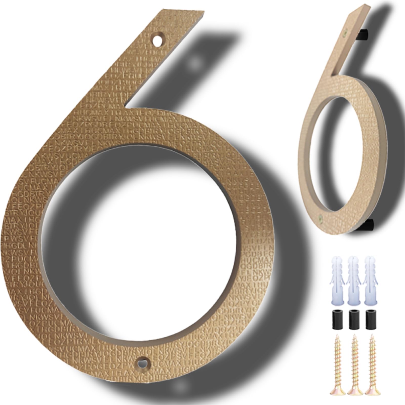 Amazon.com: Modern House Numbers for Outside - DEWEL Floating Large 8 ...