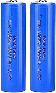 Amazon.com: SCUHCVHH - 3.7V Rechar, 2200mAh, Top Button for Flashlight ...